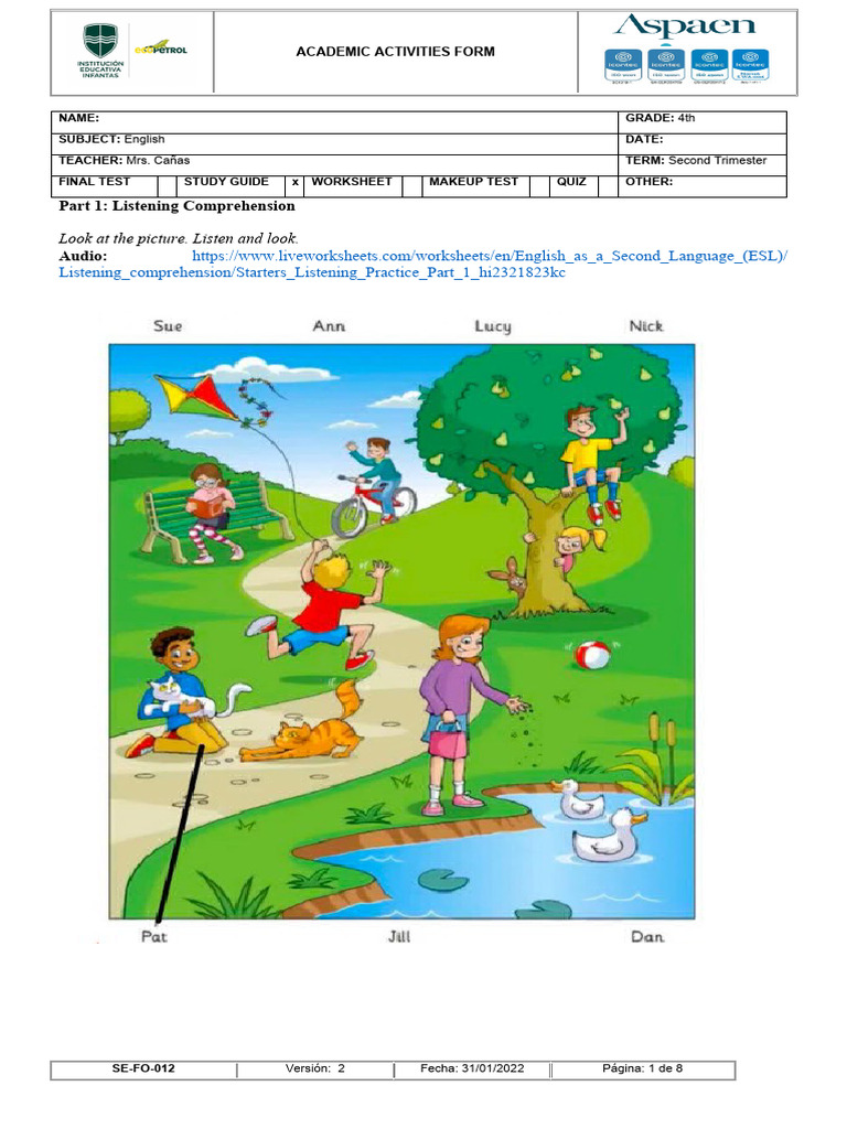 Study Guide 4th Grade | PDF