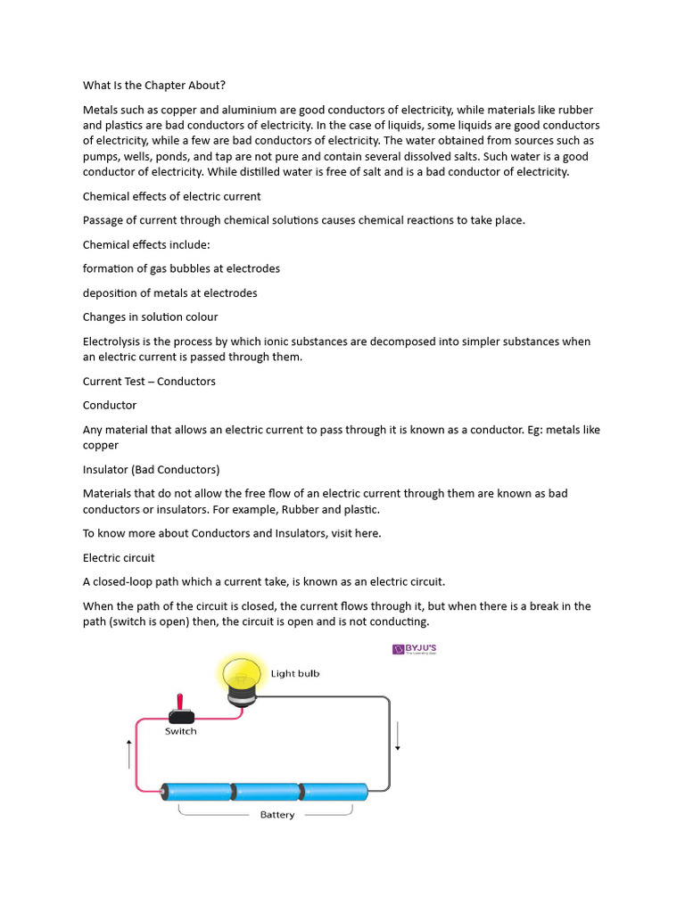 Chemical Effects of Electric Current | PDF | Anode | Electrochemistry