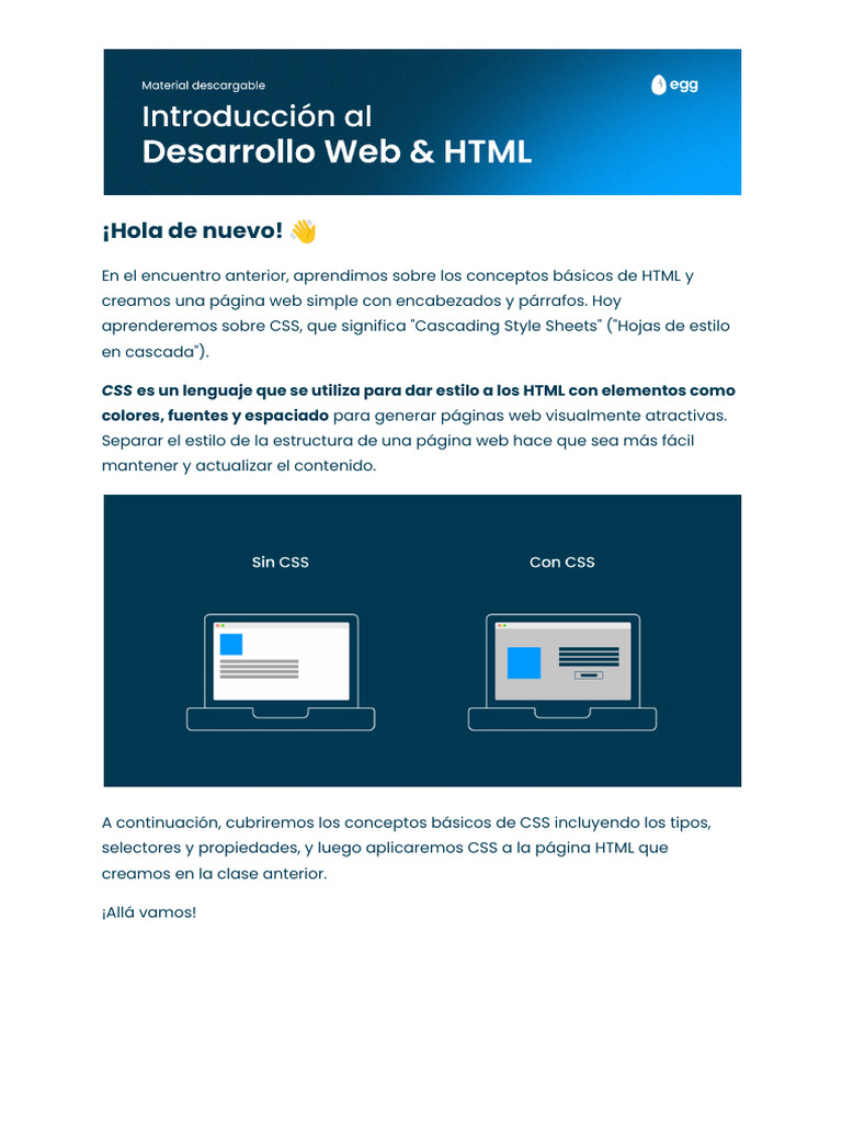 Introducción A CSS | PDF | HTML | Estándares del consorcio World Wide Web