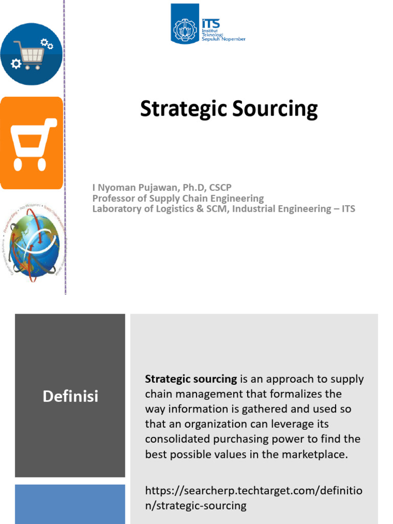Strategic Sourcing Explained | PDF | Procurement | Supply Chain
