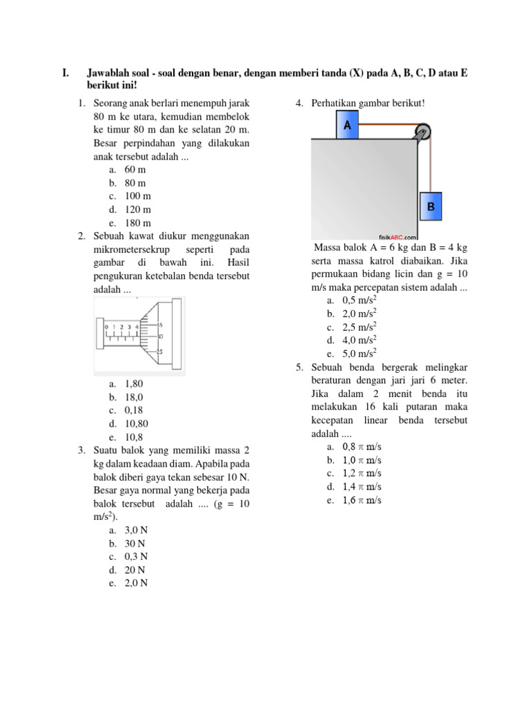 Latihan Soal Fisika Kelas 12 | PDF