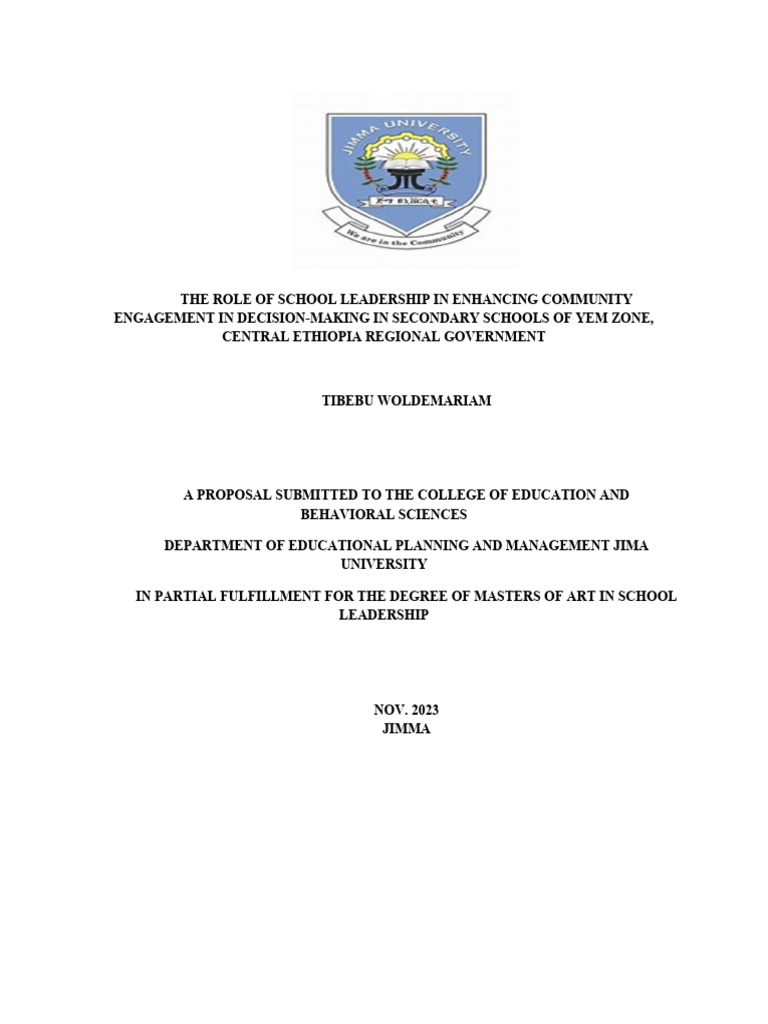 2nd Draft | PDF | Leadership | Community