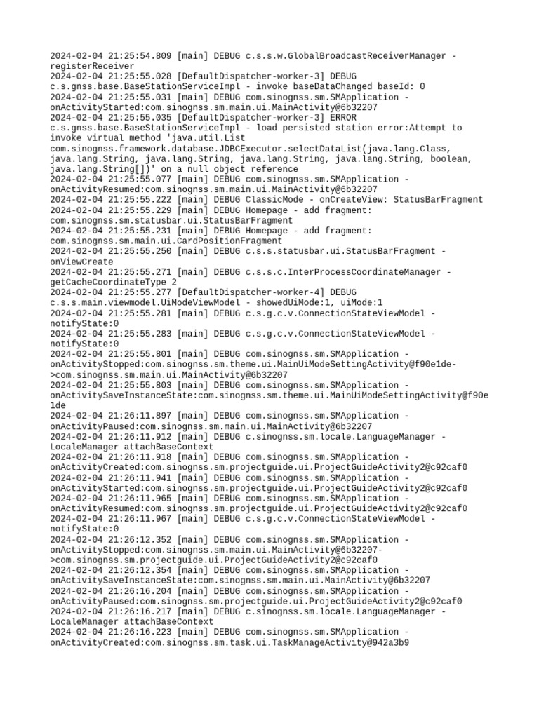 Log 2024 02 04 | PDF | Computing | System Software