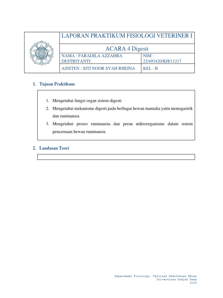 Sistem Digesti Hewan | PDF | Kesehatan Holistik