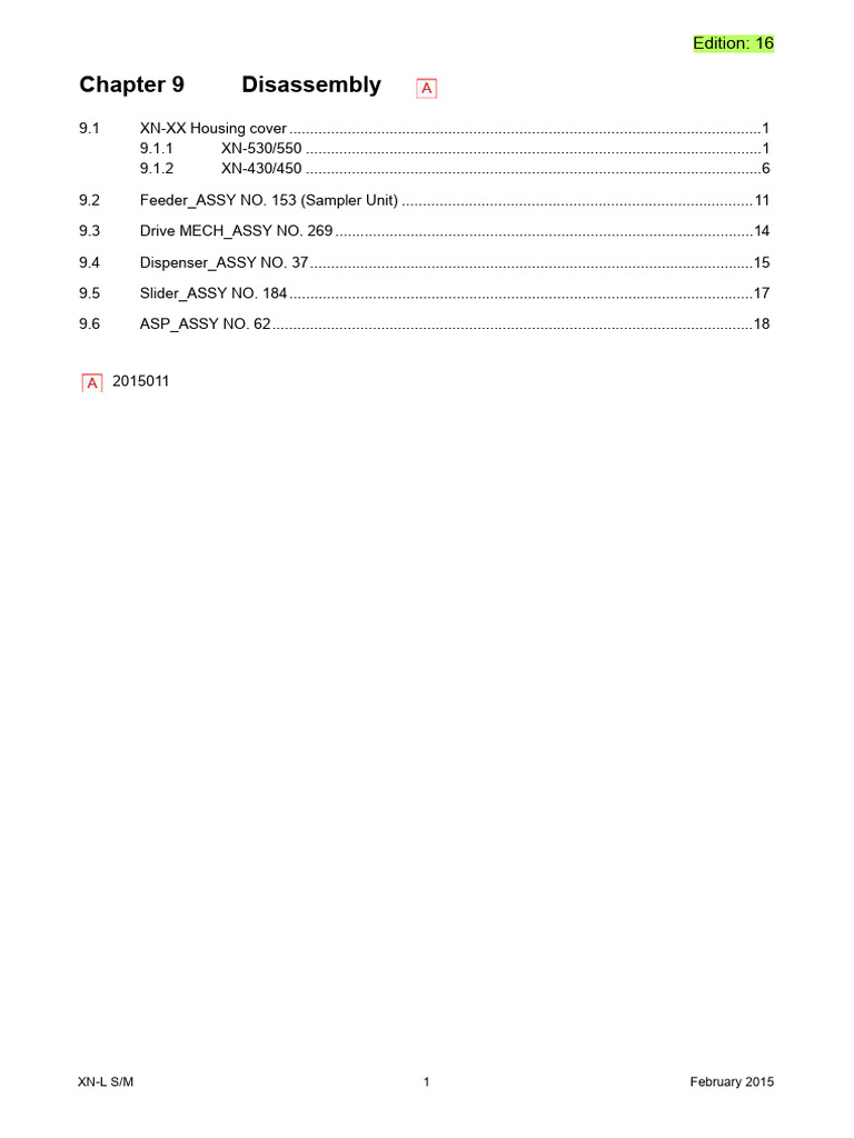XN-L E Chap09 Disassembly | PDF | Electrical Connector | Usb