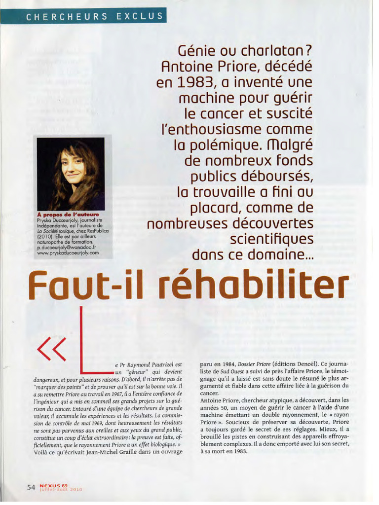 NX69 Antoine Priore Light | PDF