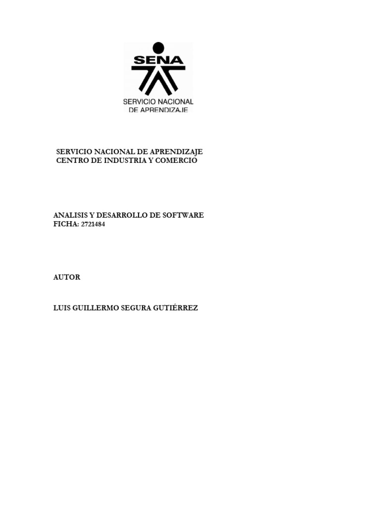 SENA - Informe de Entregables | PDF | Software | Marketing