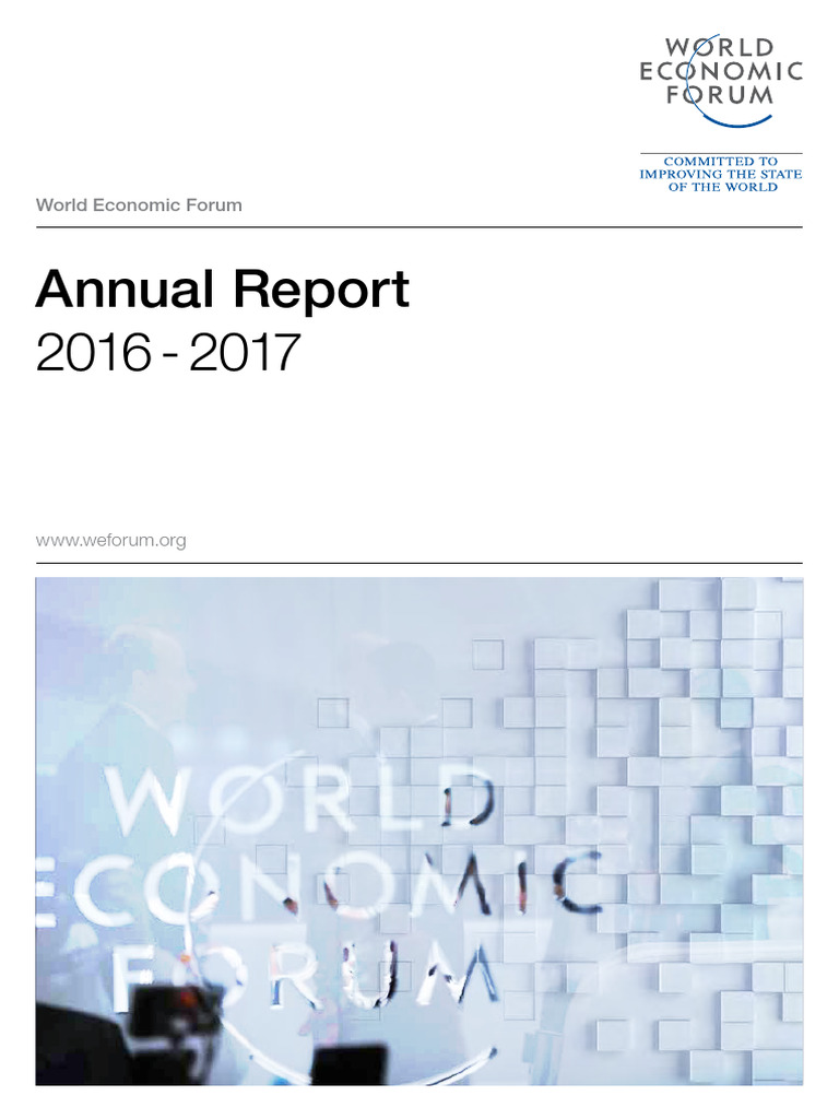 WEF Annual Report 2016-17 | PDF | World Economic Forum | Sustainability