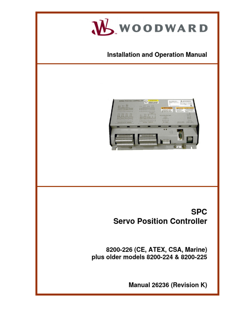 SPC - Manual Woodward | Download Free PDF | Relay | Electrical Connector