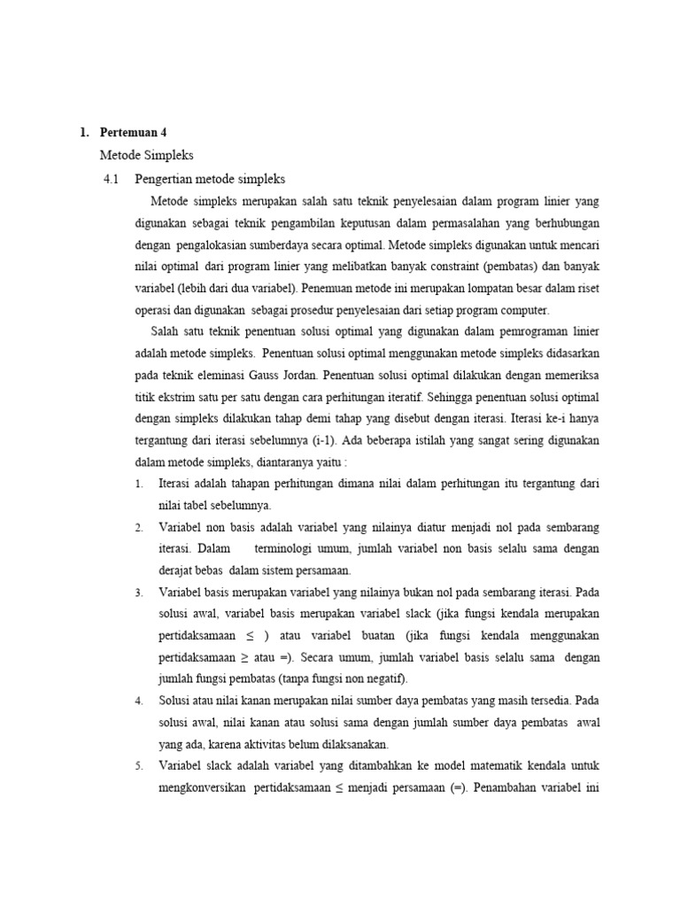 Pertemuan 4 | PDF