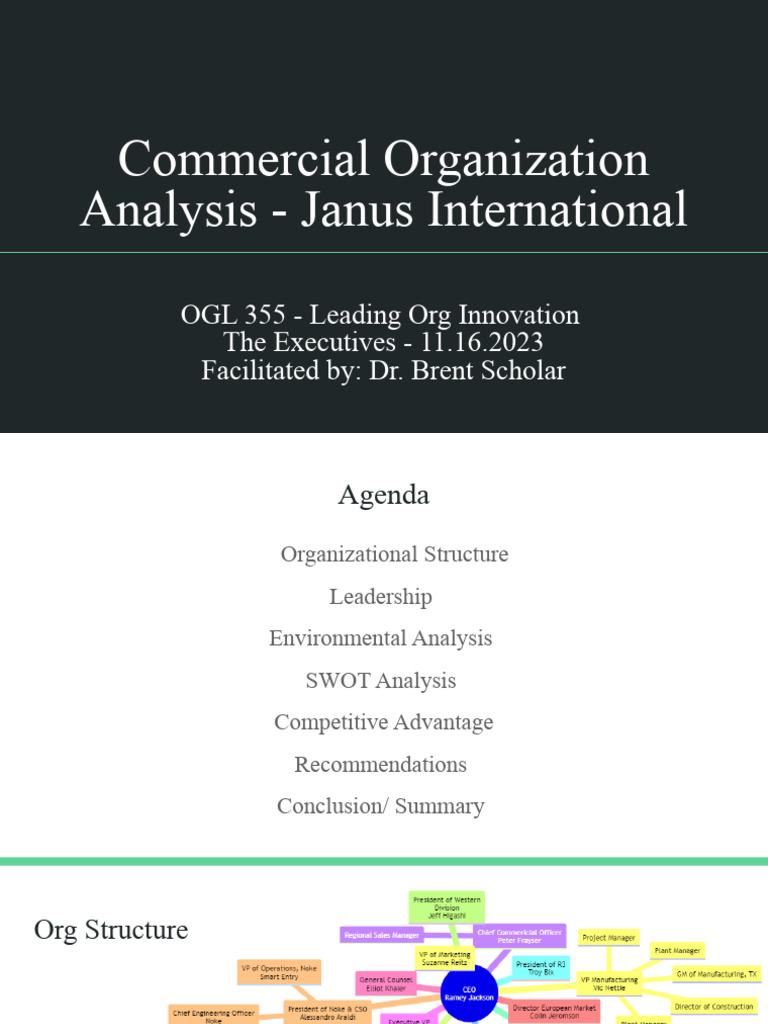 Team Project - Executive Presentation 3 | PDF | Competitive Advantage ...