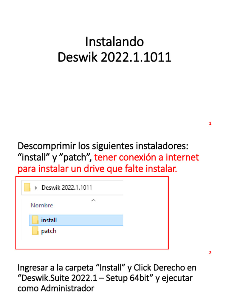 Instalando Deswik 2022.1.1011 | PDF | Informática | Software