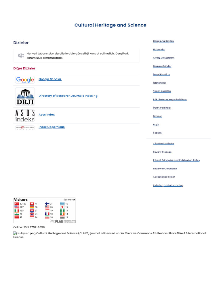 Documentation of Cultural Heritage With Technology: Evaluation Through ...