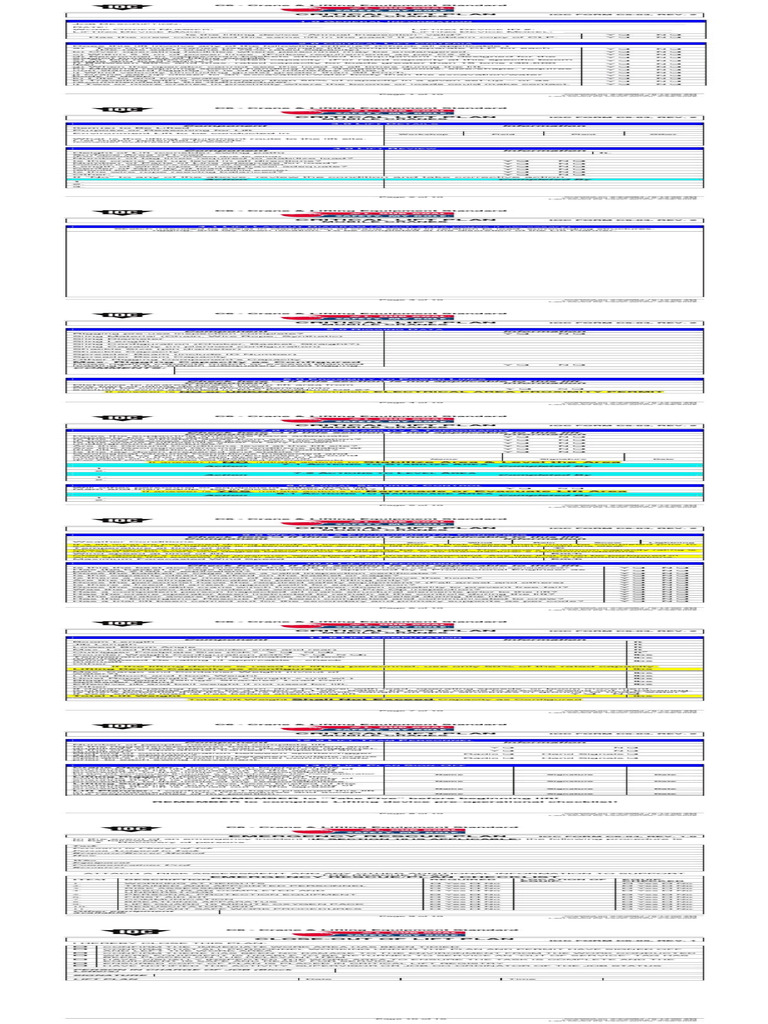 Lift plan critical sample | PDF