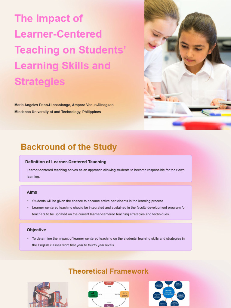 The Impact of Learner Centered Teaching On Students Learning Skills and Strategies | PDF ...