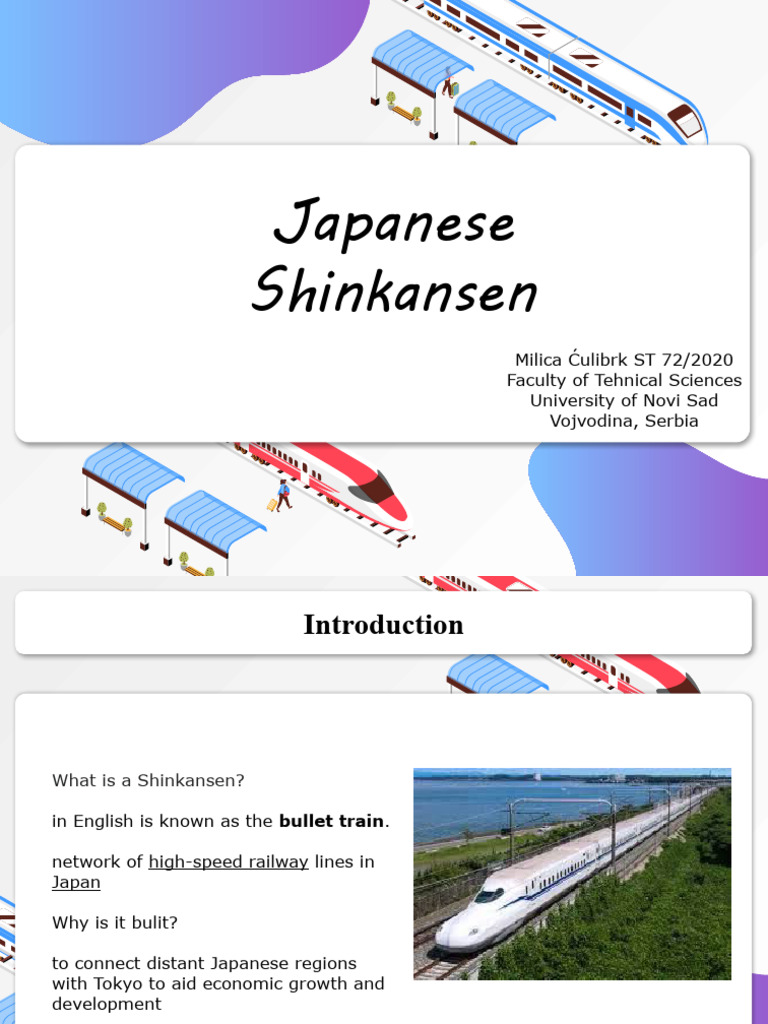 Overview of Japan's Shinkansen System | PDF | Rail Infrastructure ...