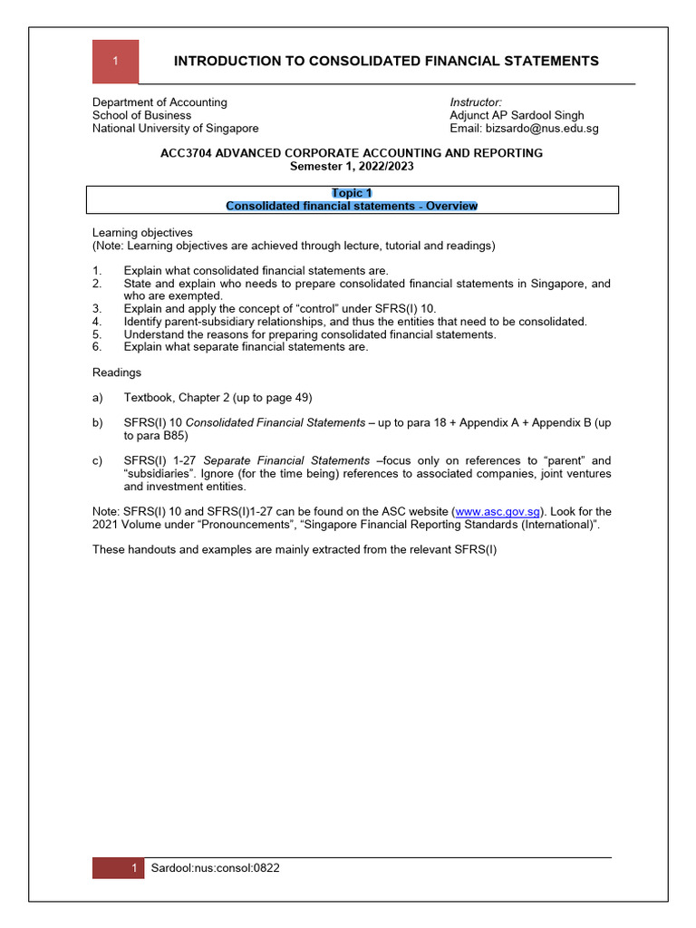 ACC3704 Topic01 Notes and Tute 8 - 2022 | PDF | Investing | Equity ...