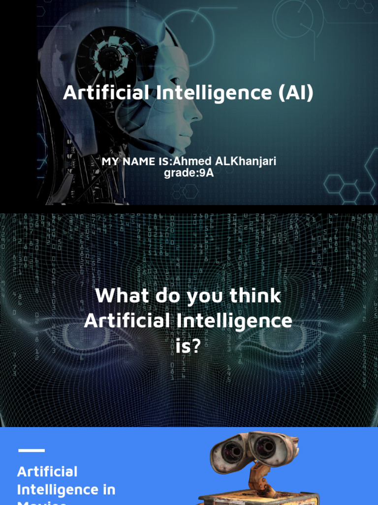 Ahmed 1 | PDF | Artificial Intelligence | Intelligence (AI) & Semantics