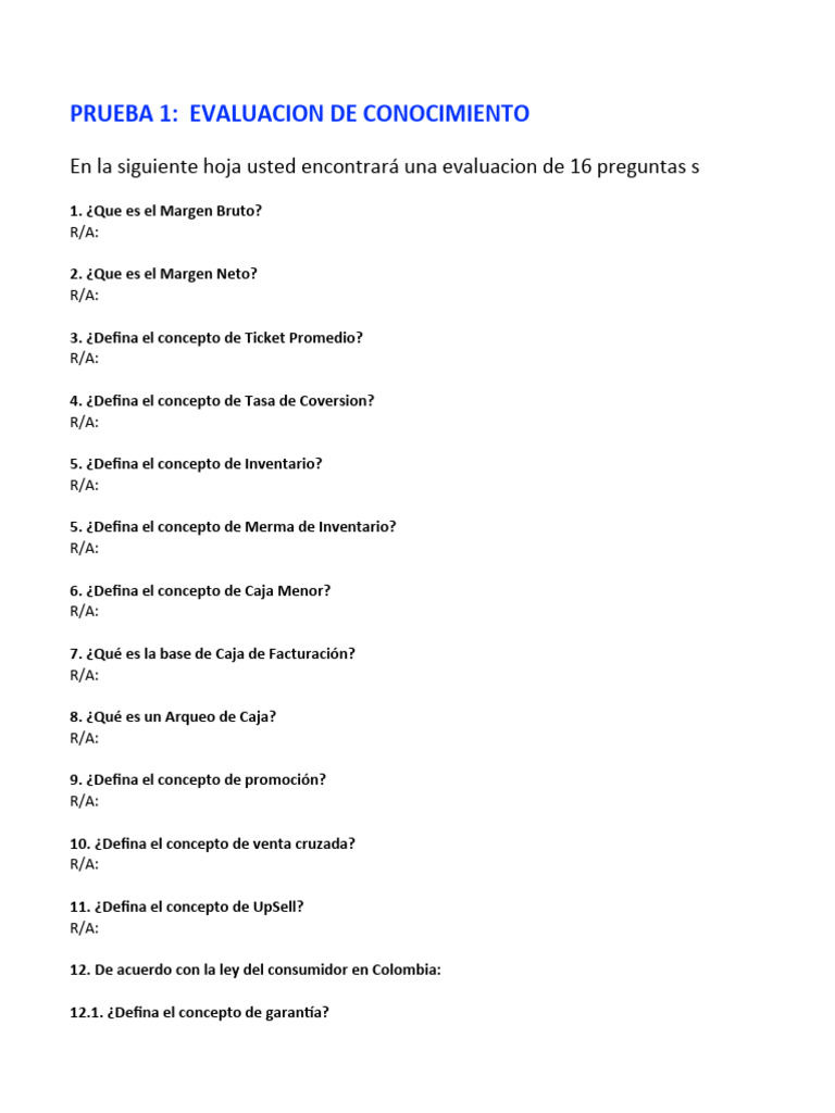 Prueba General | PDF | Economias