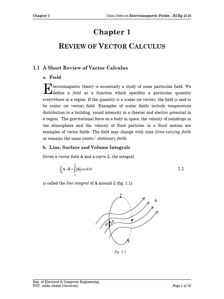 EMF Note | PDF | Divergence | Flux