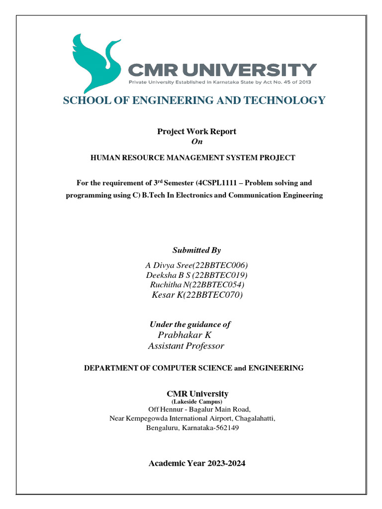 FINAL. REPORT CC | Download Free PDF | Human Resource Management ...