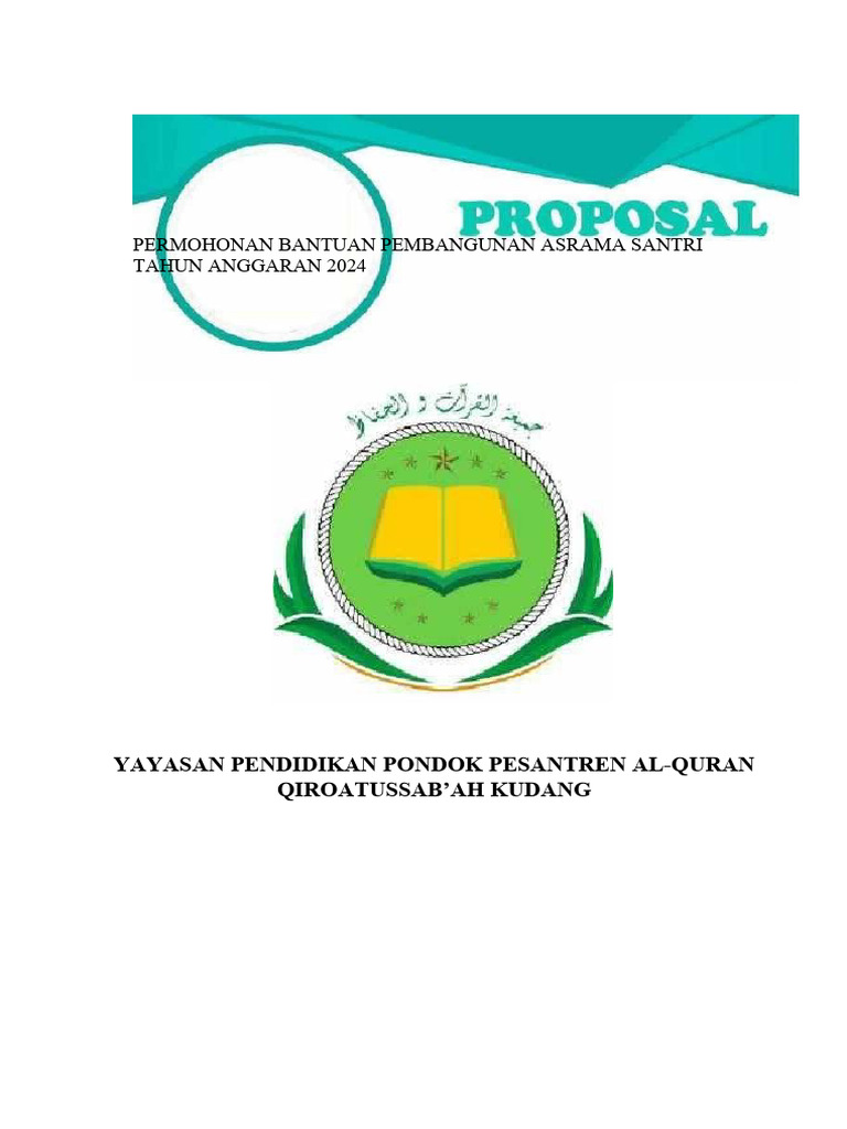 Proposal Asrama | PDF