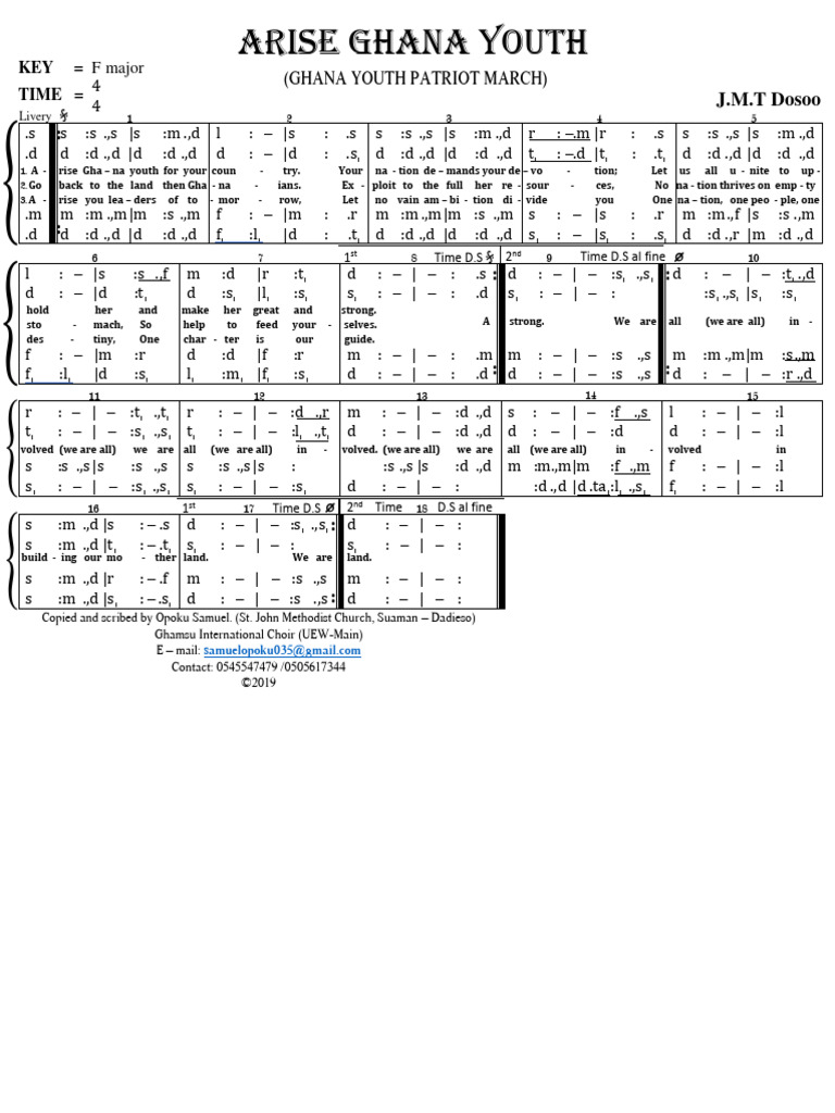 Arise Ghana Youth Tonic | PDF