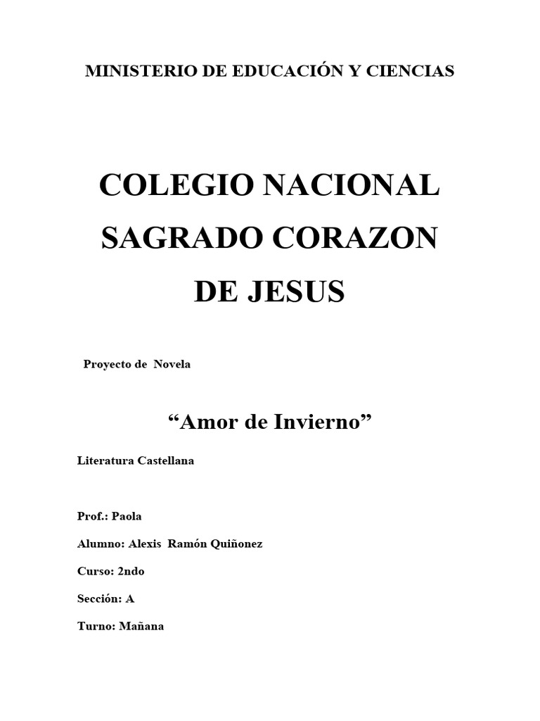 Amor de Invierno | PDF
