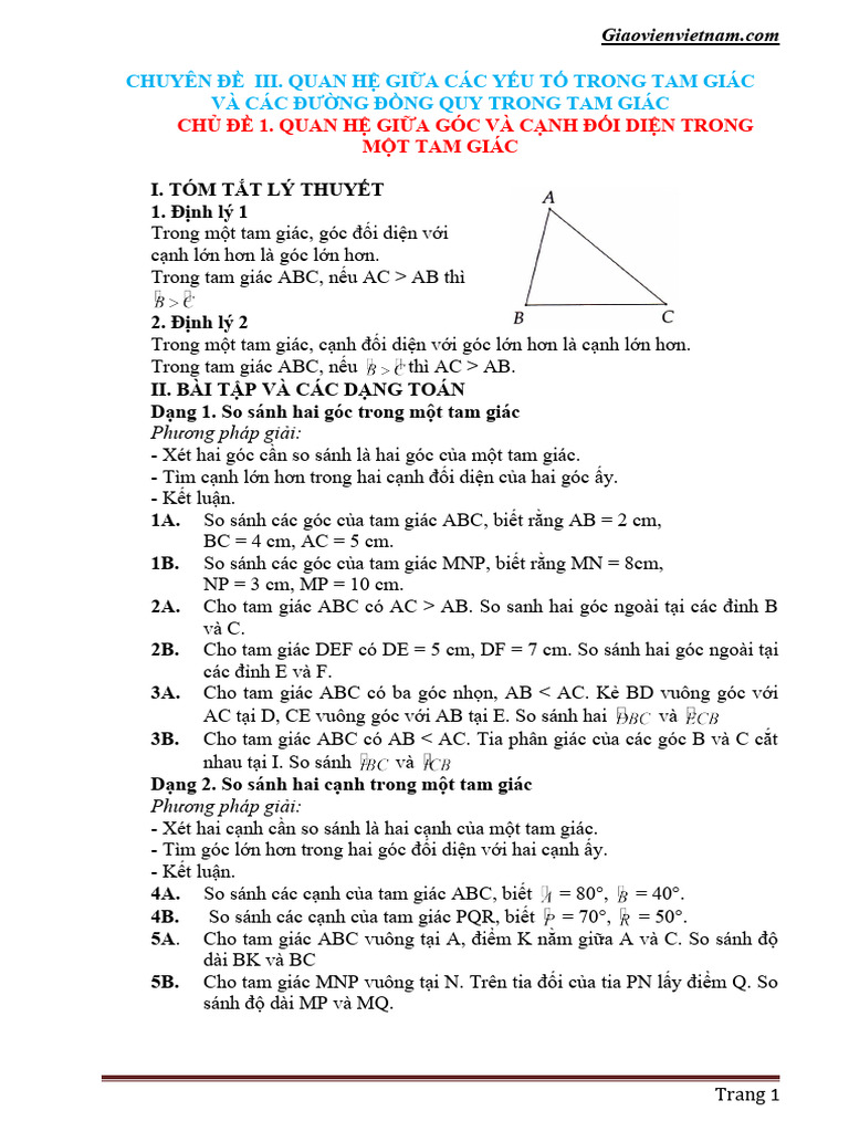 Giai Bai Tap Hinh 7 HK 2 | PDF