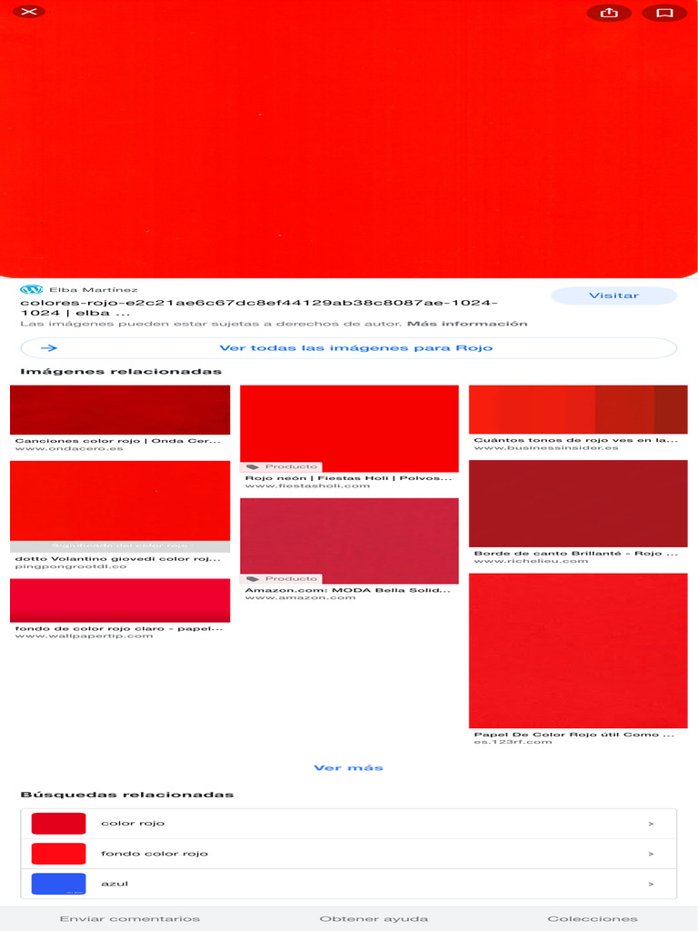 Características del Color Rojo | PDF | Rojo | Color
