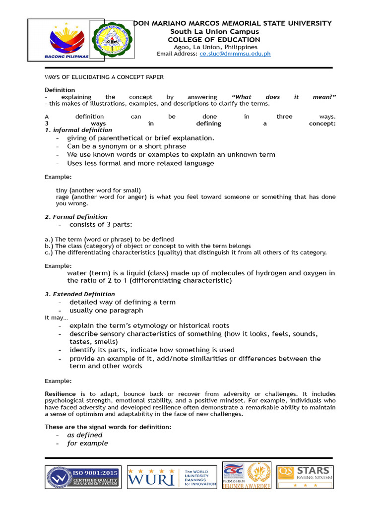 Ways of Elucidating A Concept | PDF | Anger | Optimism