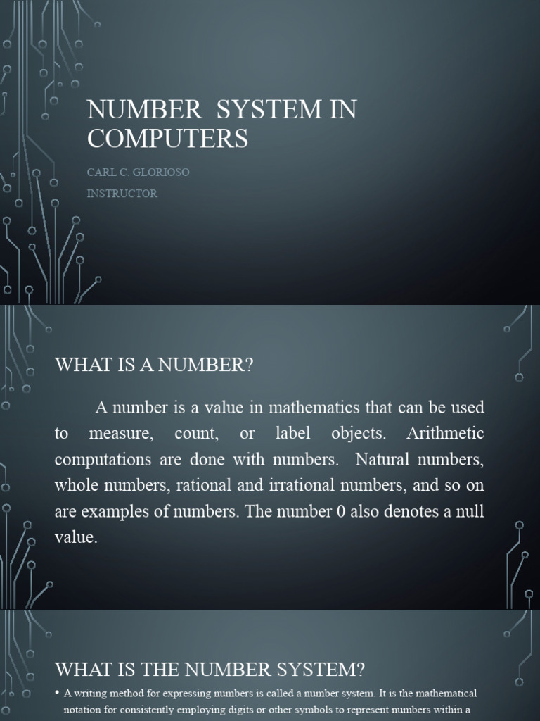 Number System in Computers | PDF | Numbers | Decimal