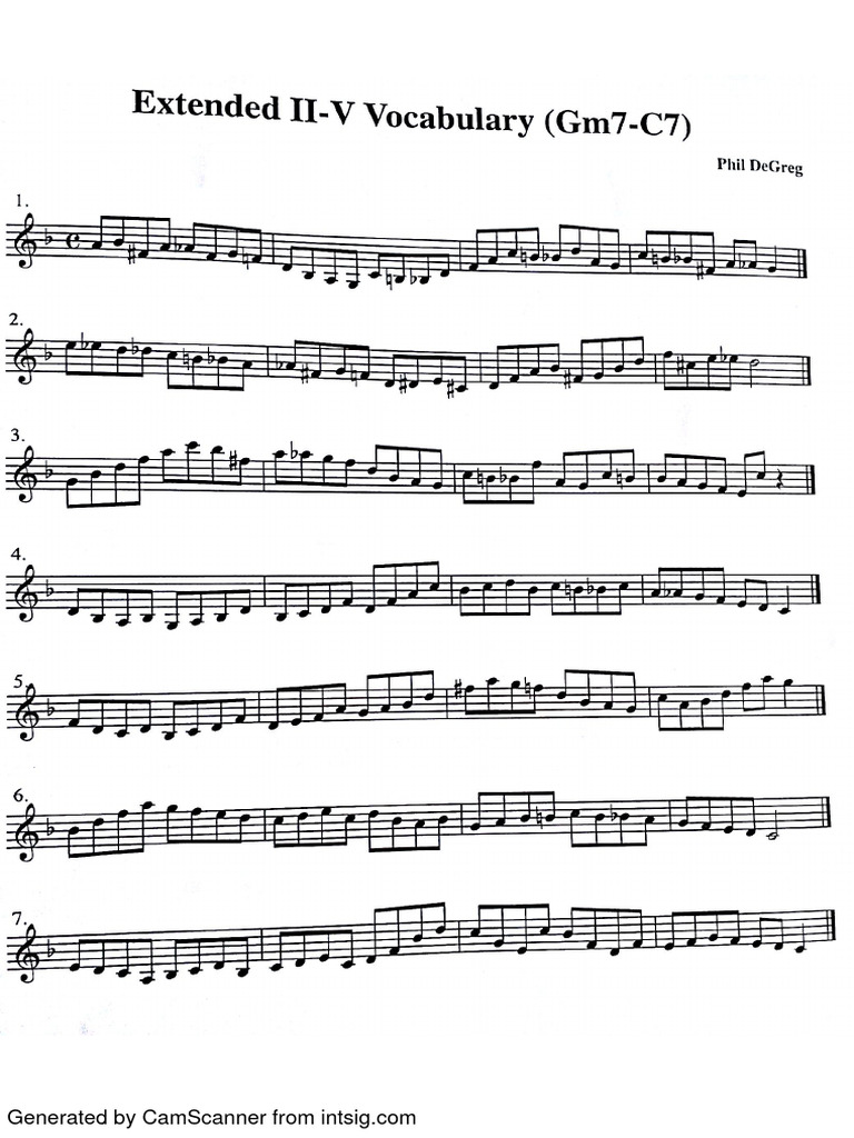 Vocabulary Scales | PDF