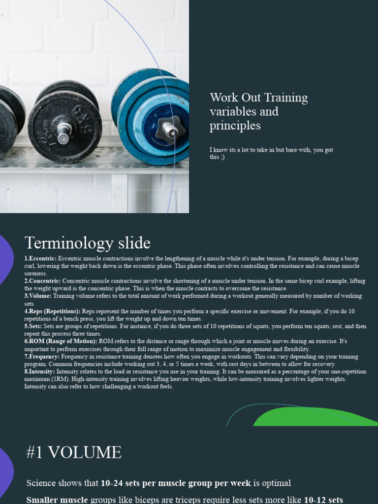 Training | PDF | Strength Training | Weight Training