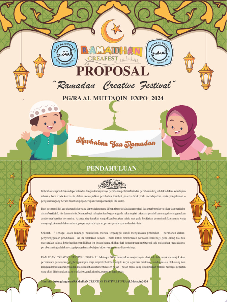 Festival Kreatif Ramadan 2024 Al Muttaqin | PDF | Karier & Perkembangan ...
