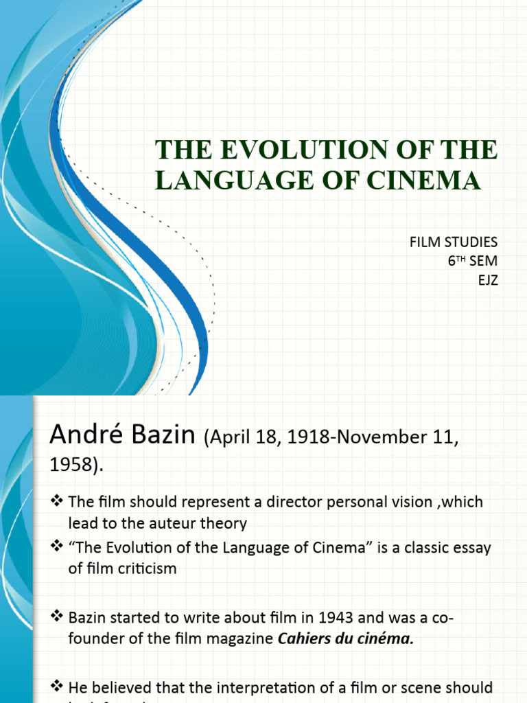 The Evolution of The Language of Cinema | PDF