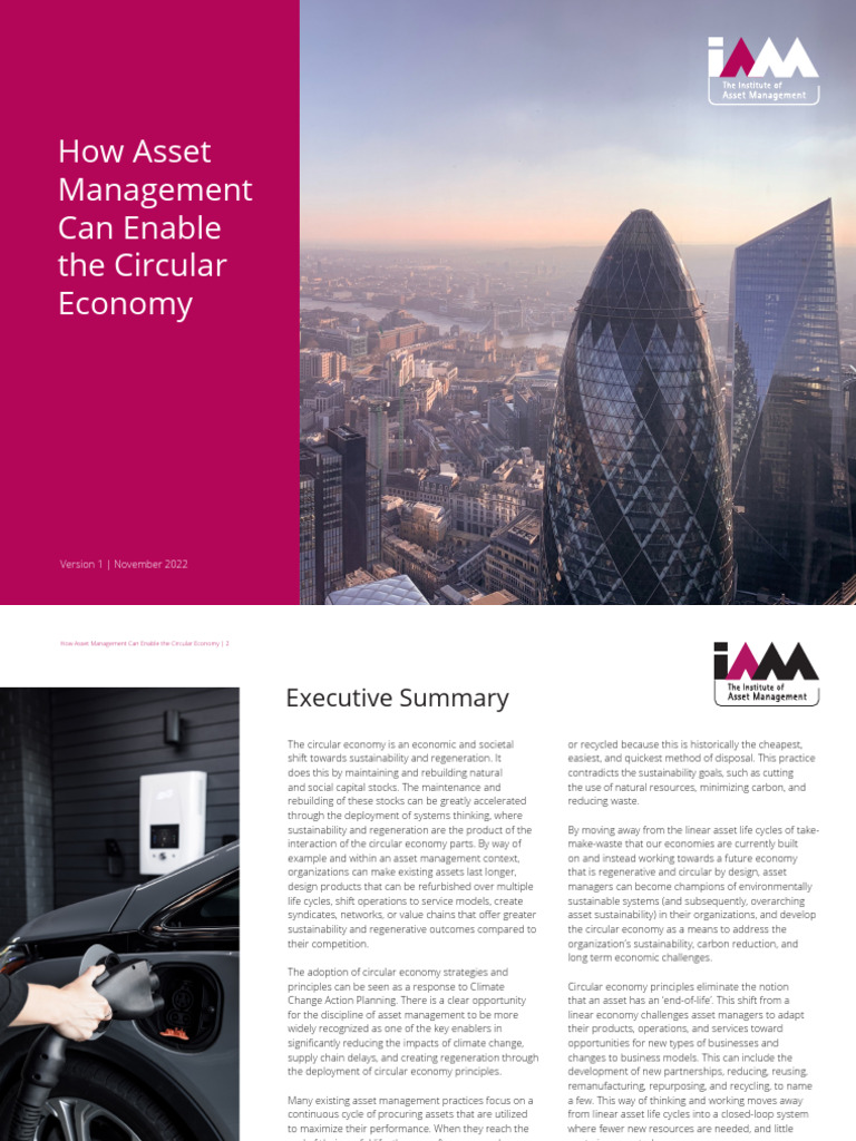 IAM, How Asset Management Can Enable The Circular Economy | PDF ...