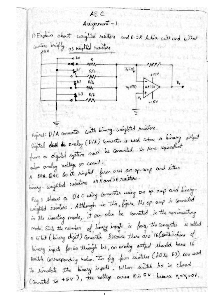 AEC Assignment 1 | PDF