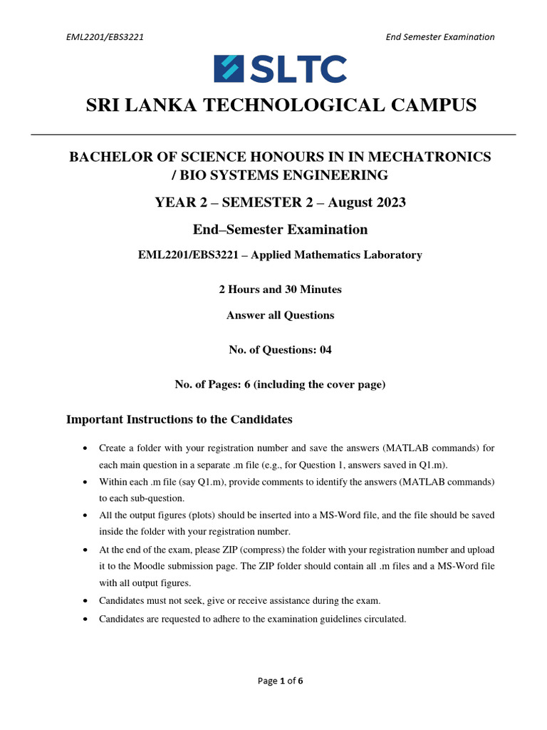 AML - END Semester - Final - Edited by Achintha | PDF | Electrical Network | Electrical Engineering