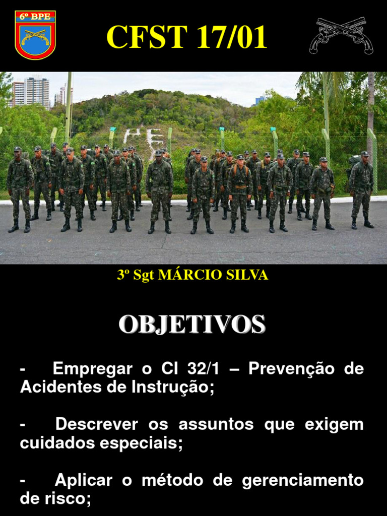 Prevenção de acidentes na instrução | PDF | Munição | Ciência militar