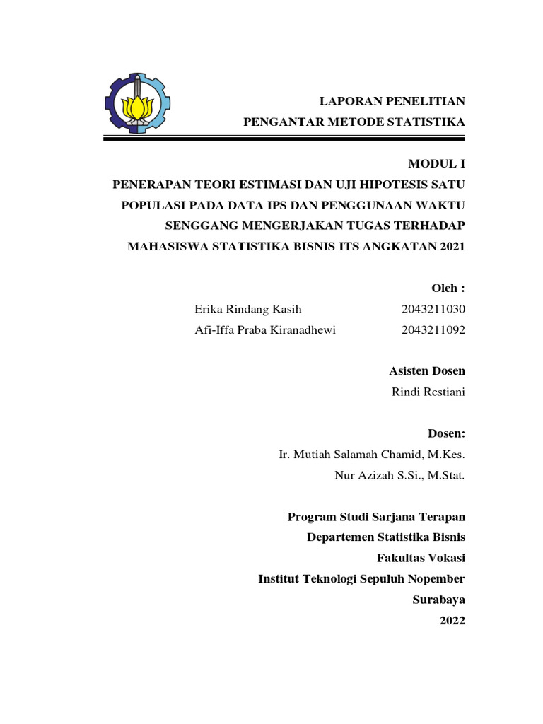 Lapres M1 - 2043211030 - 2043211092 | PDF