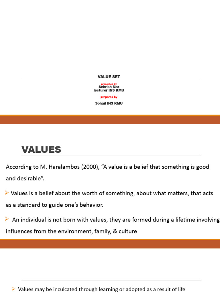 Session 2 Value Generic | PDF | Autonomy | Conflict Resolution