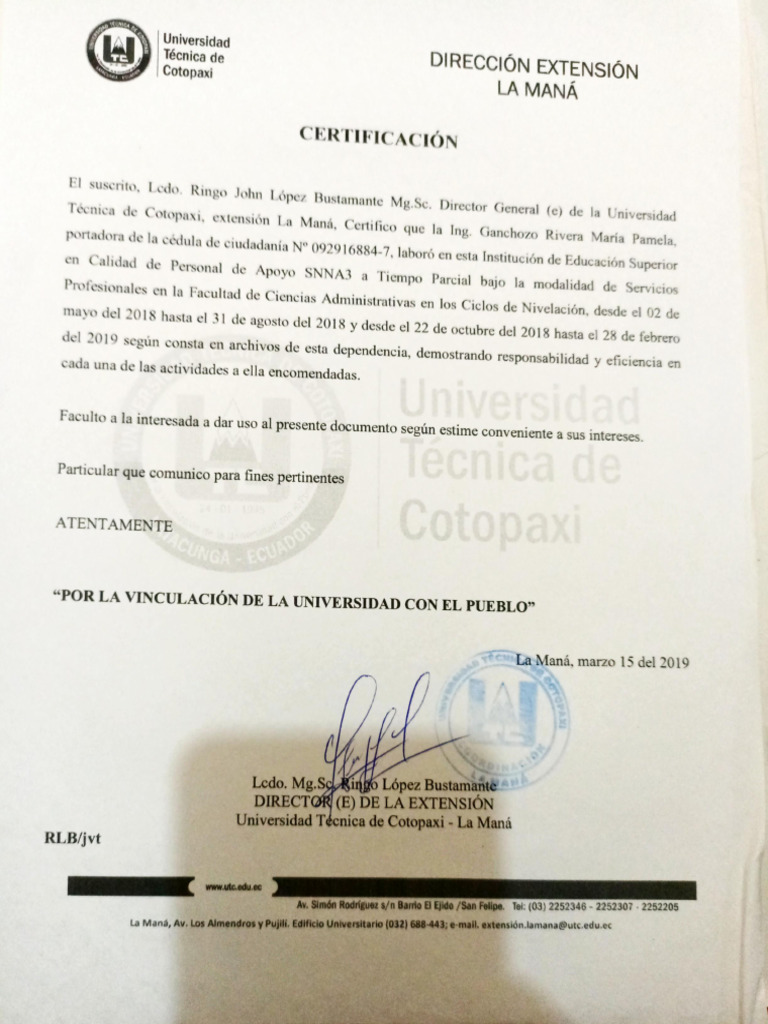 Certificación Utc | PDF