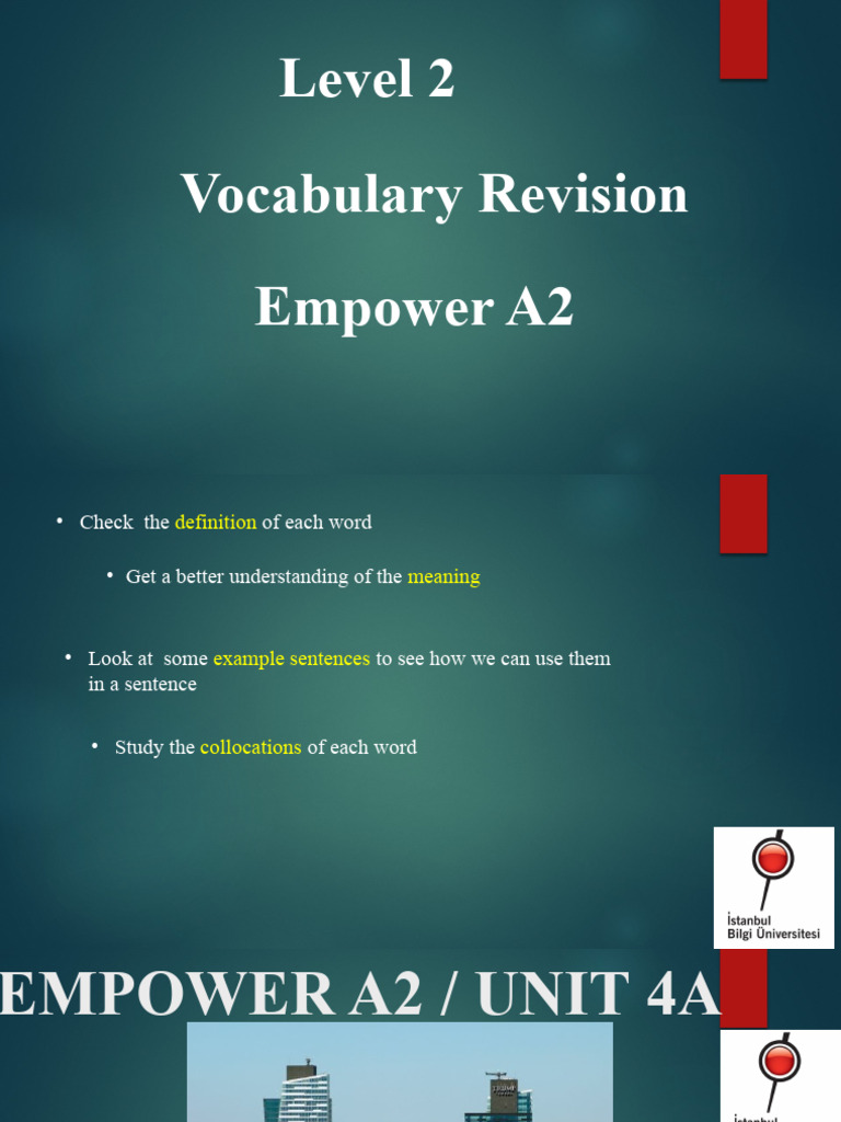 Empower Unit 4 A-B Vocab | PDF | Adjective | Linguistics