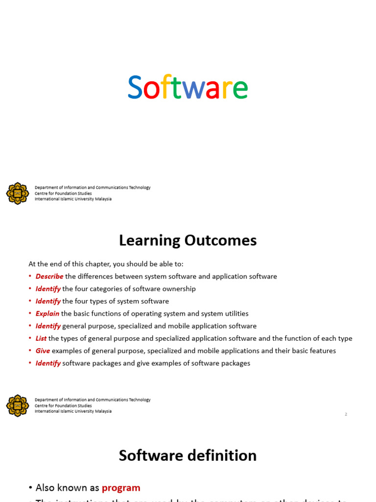 Chapter 5 - Software - 2019 | PDF | Operating System | Graphical User Interfaces