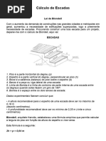 Calcular Escada Corretamente | PDF | Cálculo | Espelho