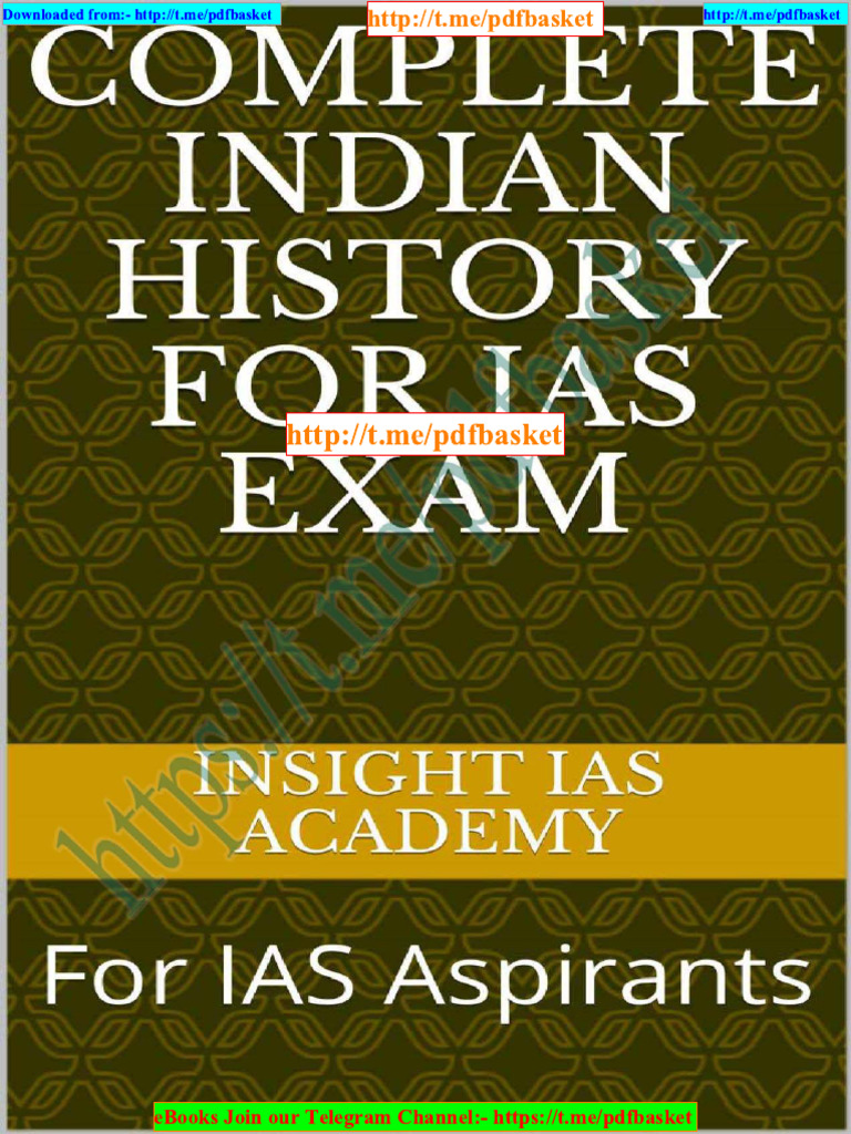 Complete Indian History For IAS Exam For IAS Aspirants Insig | PDF | Google Play | Web 2.0