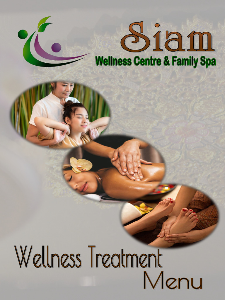 Siam Spa Wellness Menu 2022 | PDF | Massage | Medicine