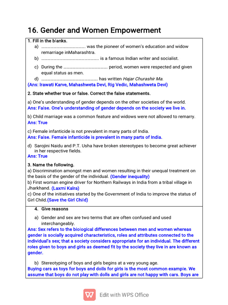 Understanding Women Empowerment | PDF | Woman