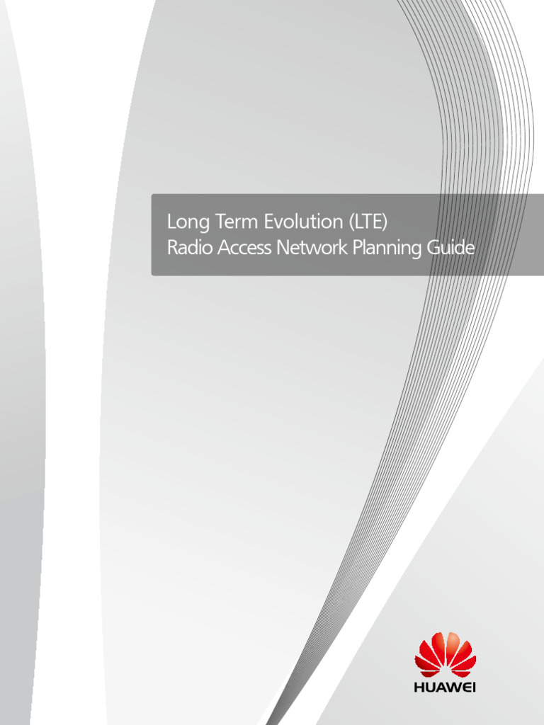 Huawei LTE Planning | PDF | Lte (Telecommunication) | Cellular Network